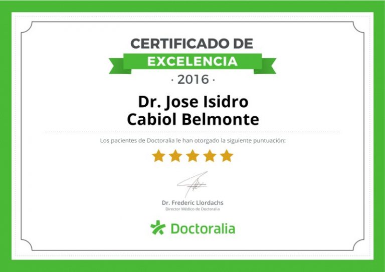 Excelencia doctor Cabiol - Neurocirugía Barcelona